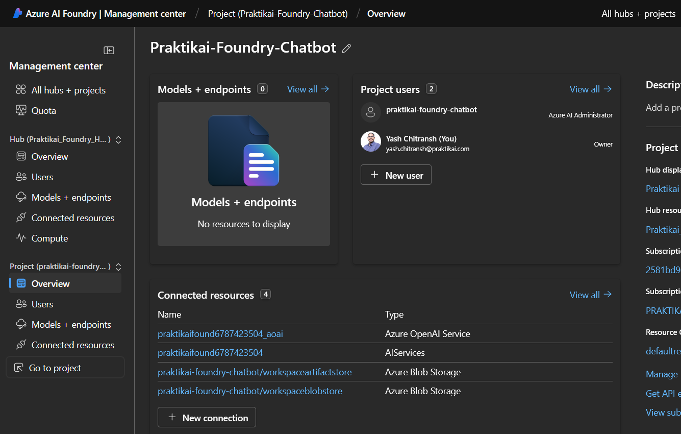 Setting Up a RAG Chatbot on Azure AI Foundry