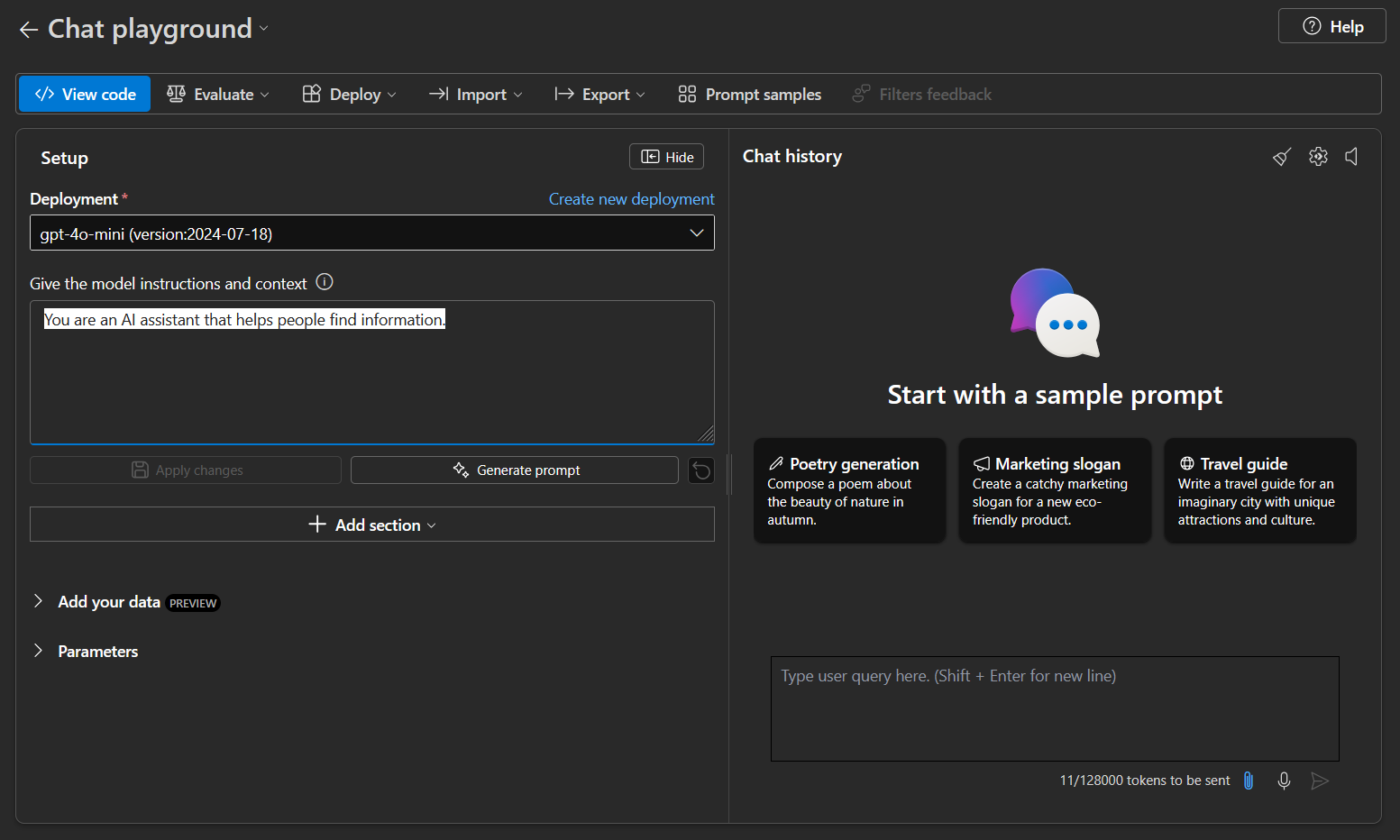 Setting Up a RAG Chatbot on Azure AI Foundry