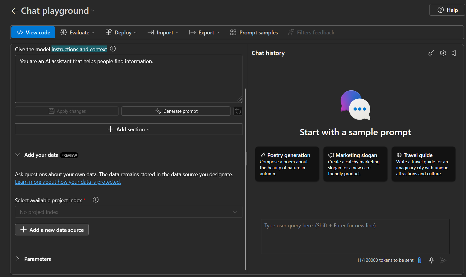 Setting Up a RAG Chatbot on Azure AI Foundry