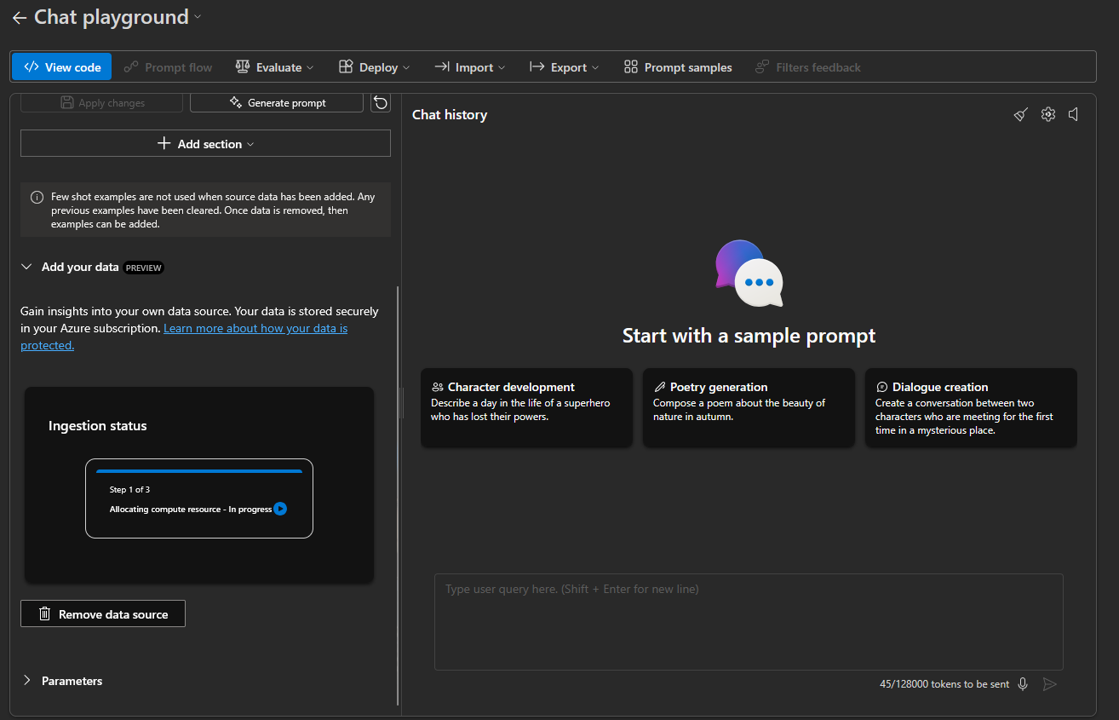 Setting Up a RAG Chatbot on Azure AI Foundry